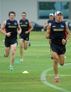 Crows hit ground running