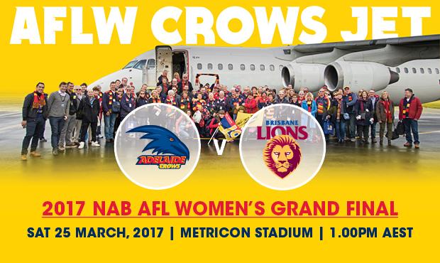 Fly to AFLW final on Crows Jet