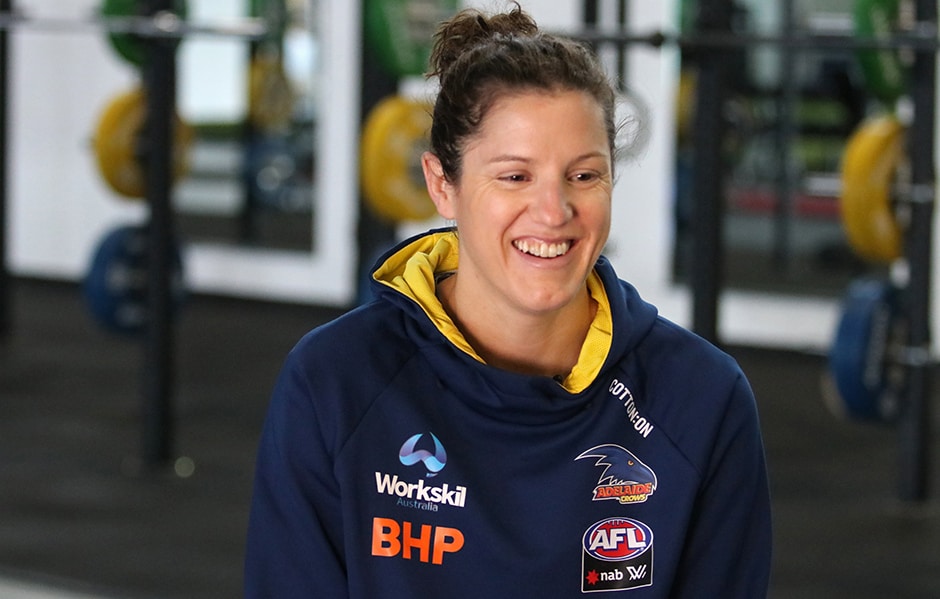 AFLW: Adelaide draftee Jessica Foley joins the Crows nest