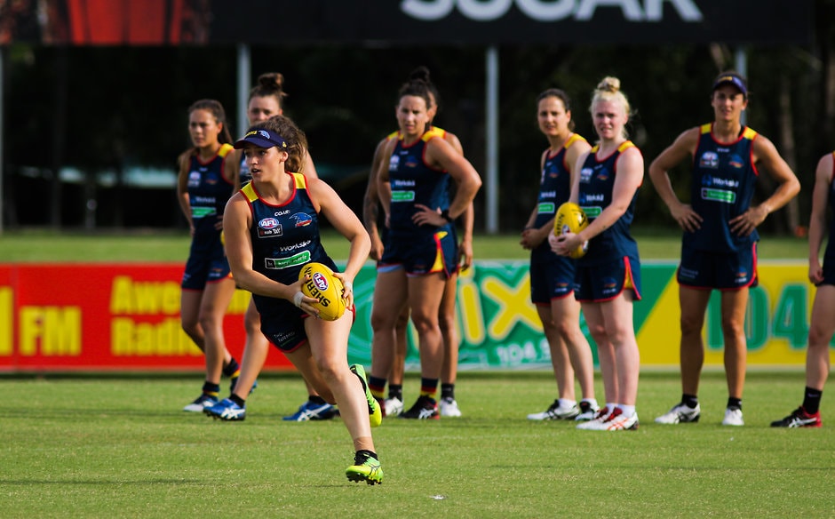 Crows women already kicking goals