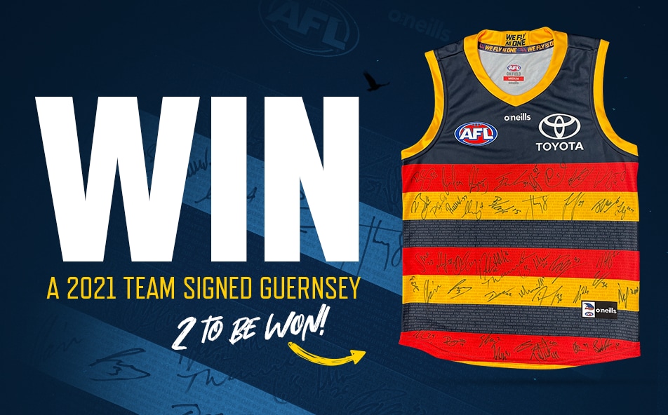 GUERNSEY GIVEAWAY: Win yourself a signed Crows Guernsey now!