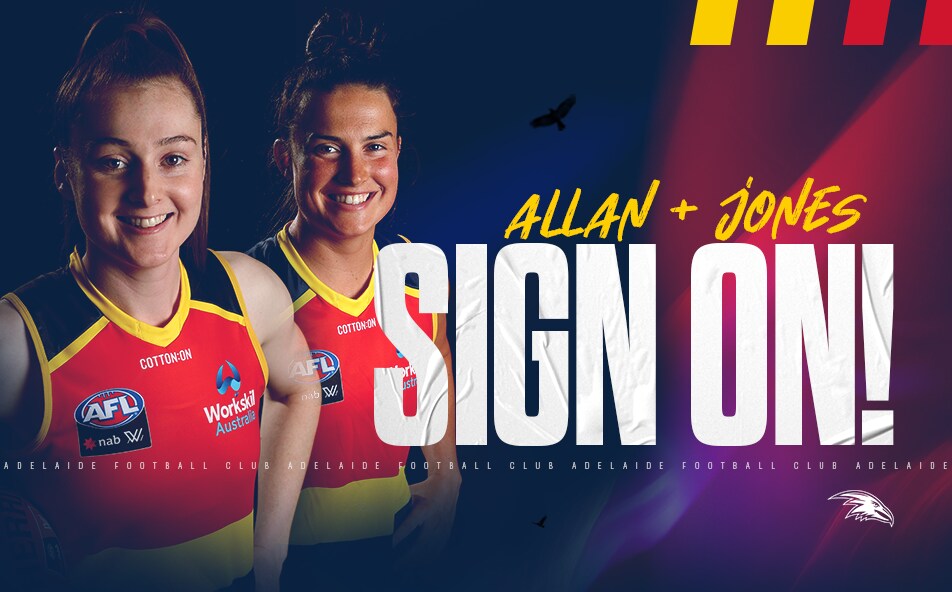 AFLW: Allan and Jones put pen to paper