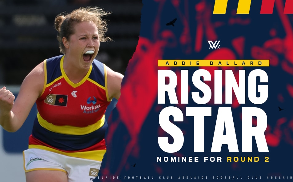 AFLW: Ballard earns Rising Star Nomination