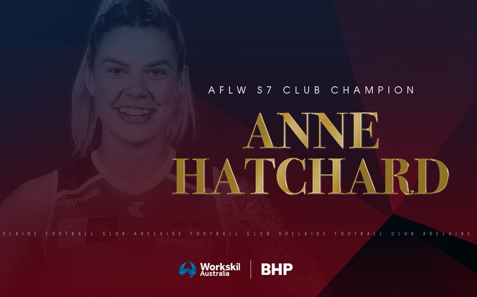 AFLW: Hatchard makes history with third Club Champ win
