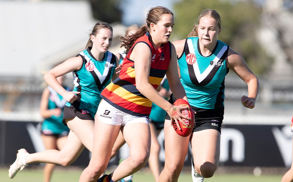 Crows female Next Generation Academy go down to Port in ‘Showdown’