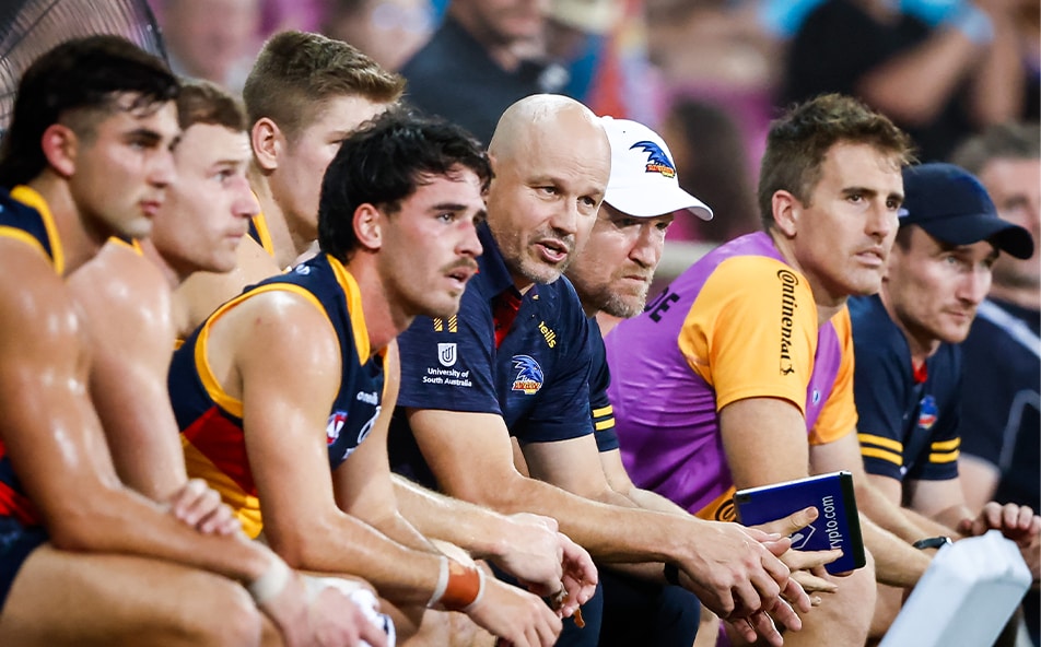 Crows' running man: Meet the one who relays coaches’ words