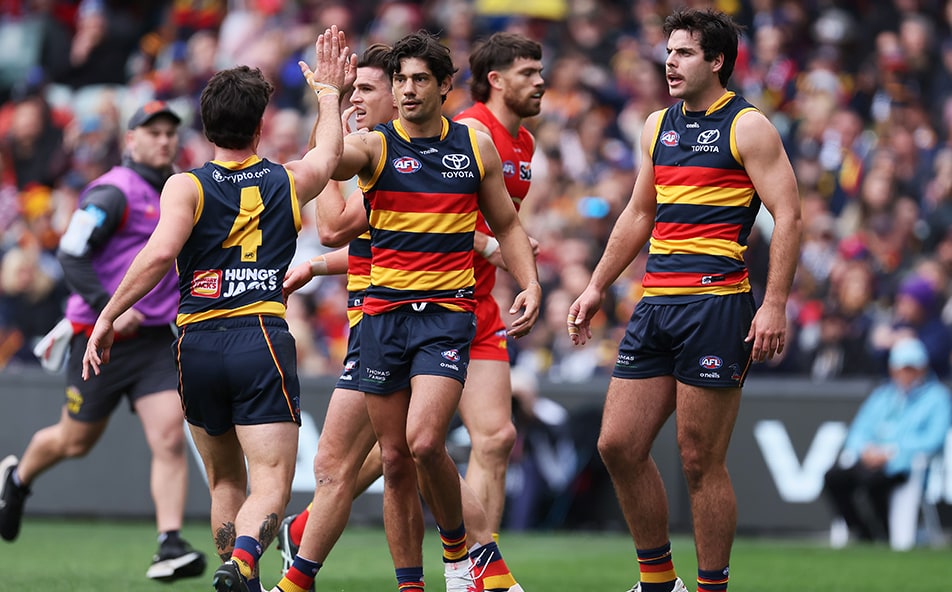Crows' season lives on after outclassing Suns in feisty clash