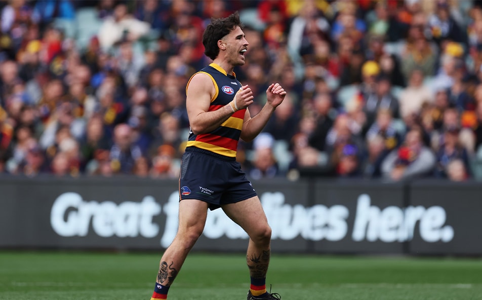 Adelaide forward's unique journey from Crows store to Leadership Group
