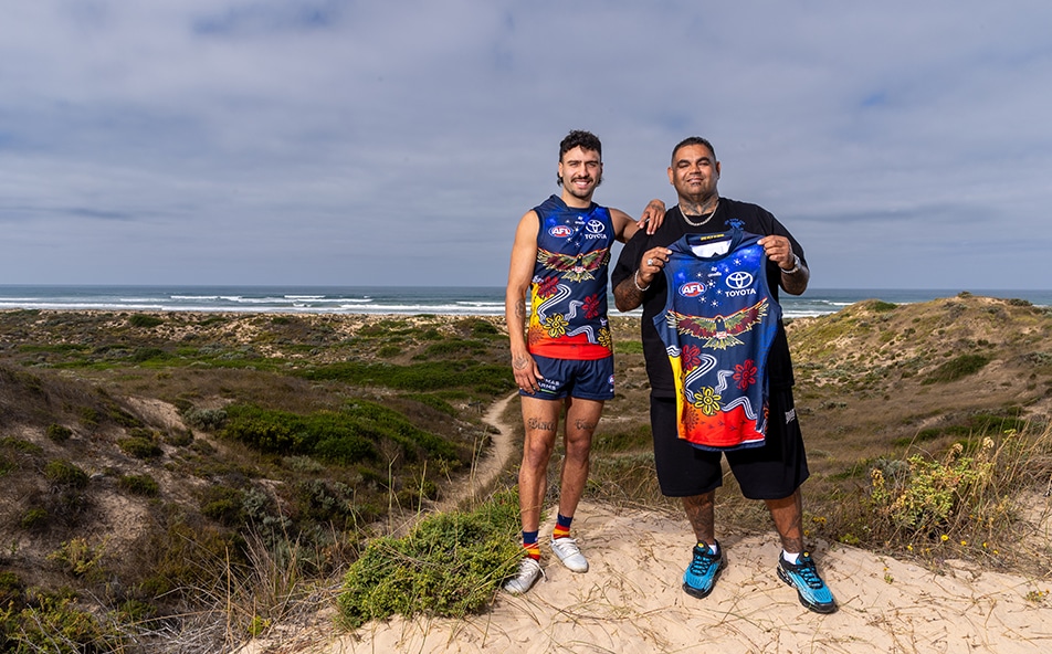 Crows unveil 2024 Indigenous Guernsey