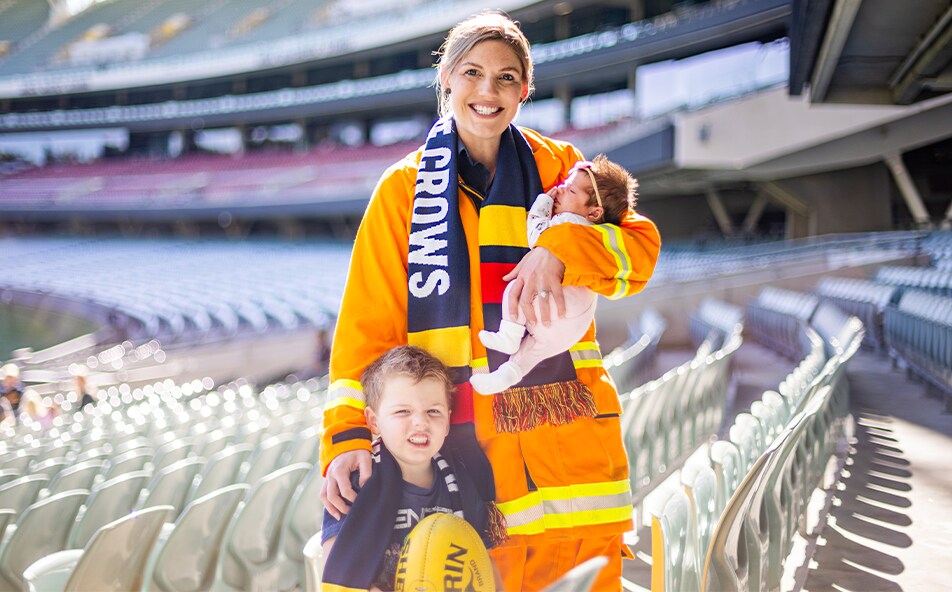 A frontline hero: Meet the CFS volunteer, police officer and mum-of-four