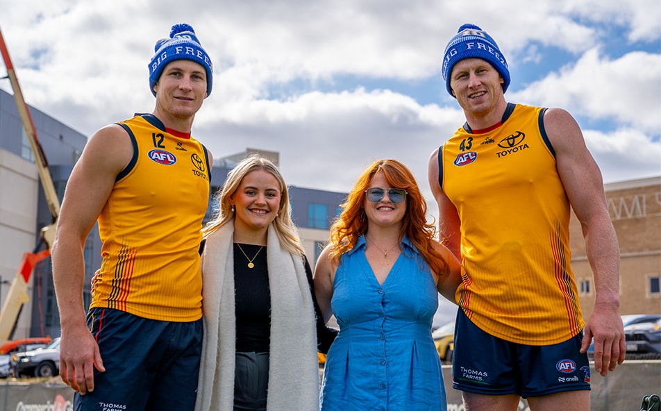 SA Freeze: Two Crows fans sharing their loss to help others