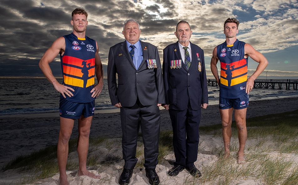 Crows’ Anzac Guernseys help raise more than $50,000 for RSL SA