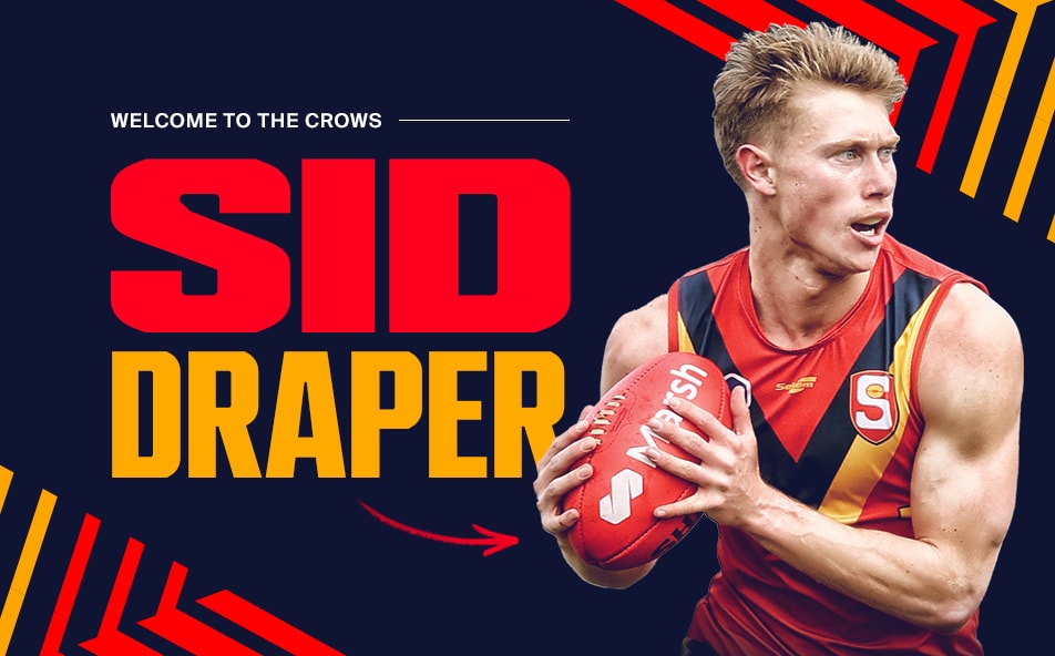 Crows select Sid Draper with Pick No.4