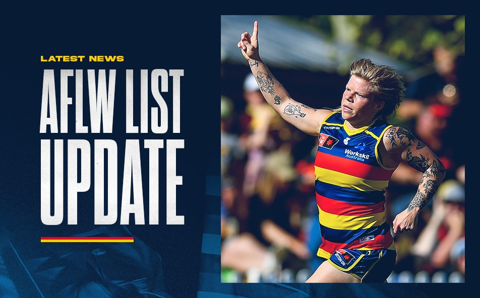 AFLW: Crows announce list changes