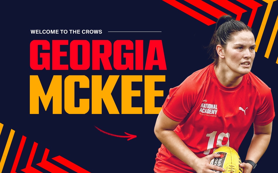 AFLW: Crows draft Georgia McKee