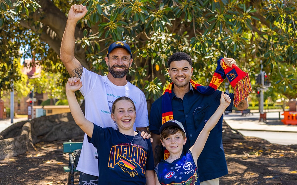 Adelaide father tackles 660km arctic run for Crows Foundation