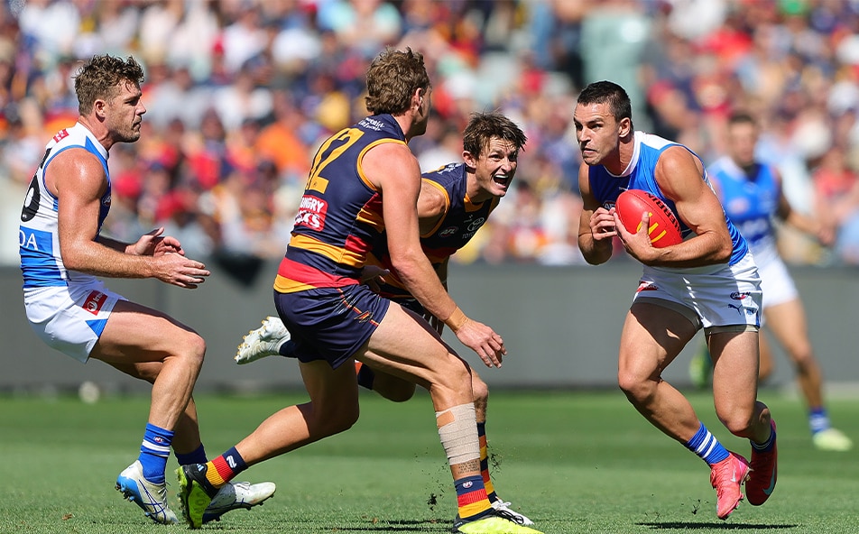Crows midfielder ruled out of Blues clash