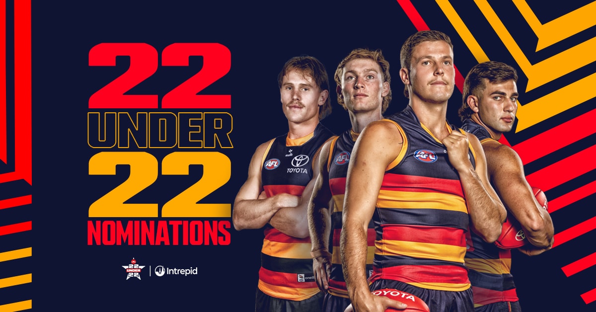 Four Crows named in 22Under22 squad