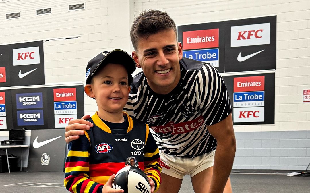 Louis Walker staunch in Magpies support ahead of Dad’s 300th