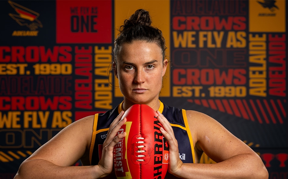 AFLW: This Crow is a footy nut, but her love of the game was pushed to ...