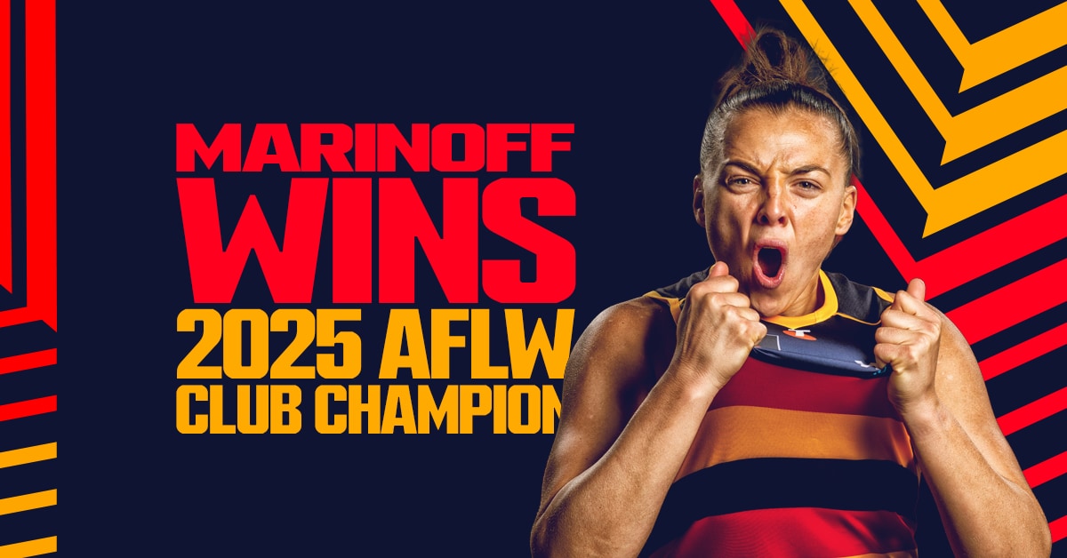 AFLW: Marinoff wins historic fourth gold jacket