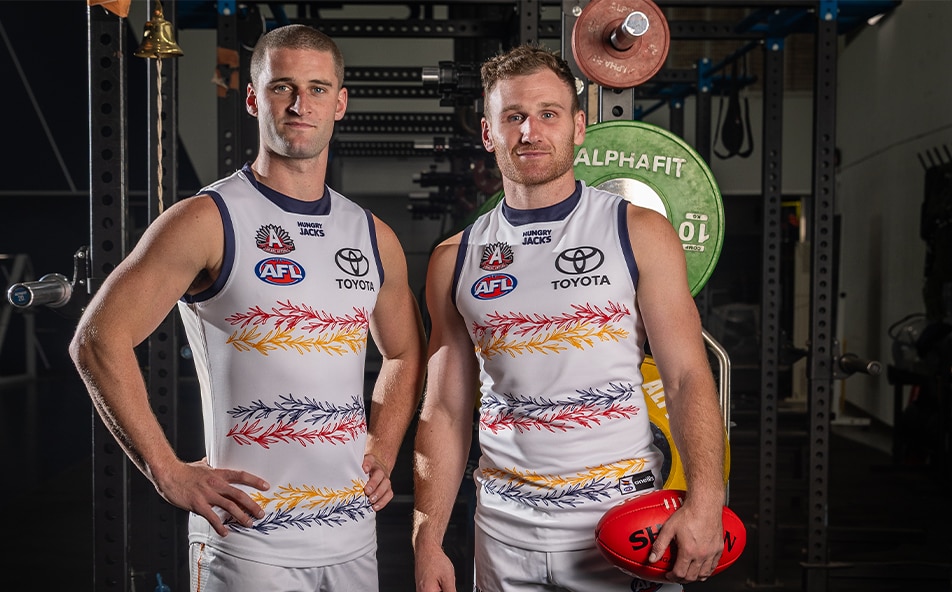 Crows unveil new Anzac guernsey