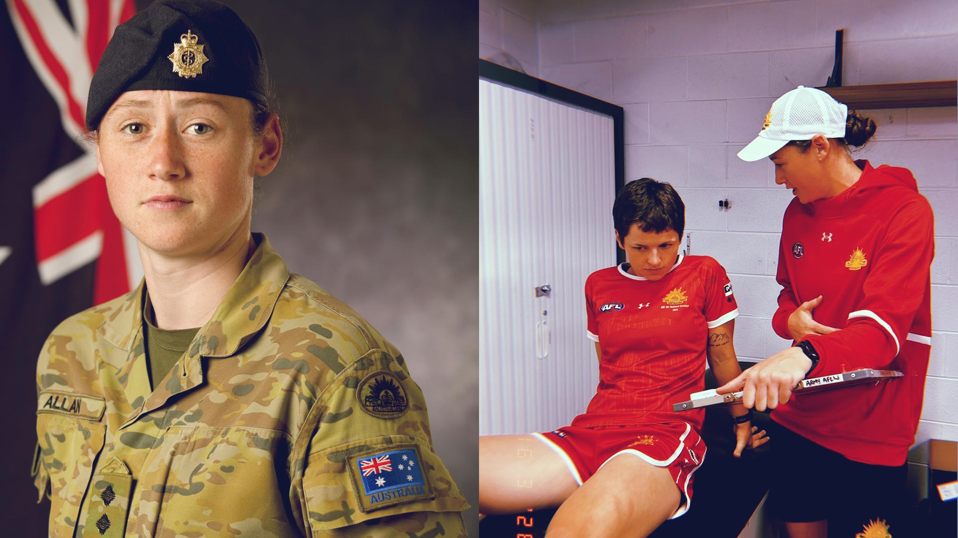 AFLW: How Army life and footy will combine for Allan on Anzac Day