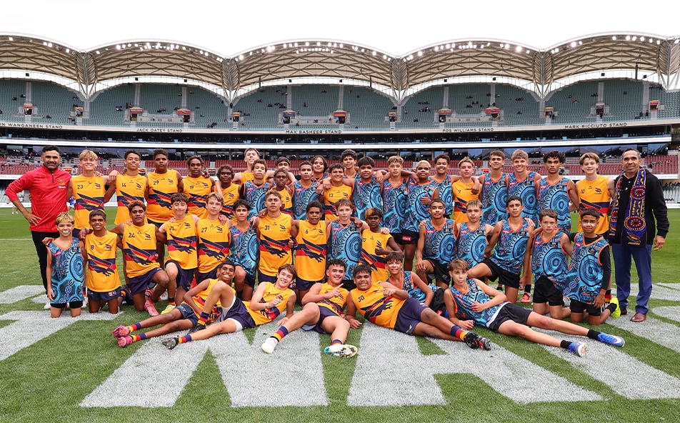 Emerging First Nations talent star in Crows Academies v Eddie Betts ...