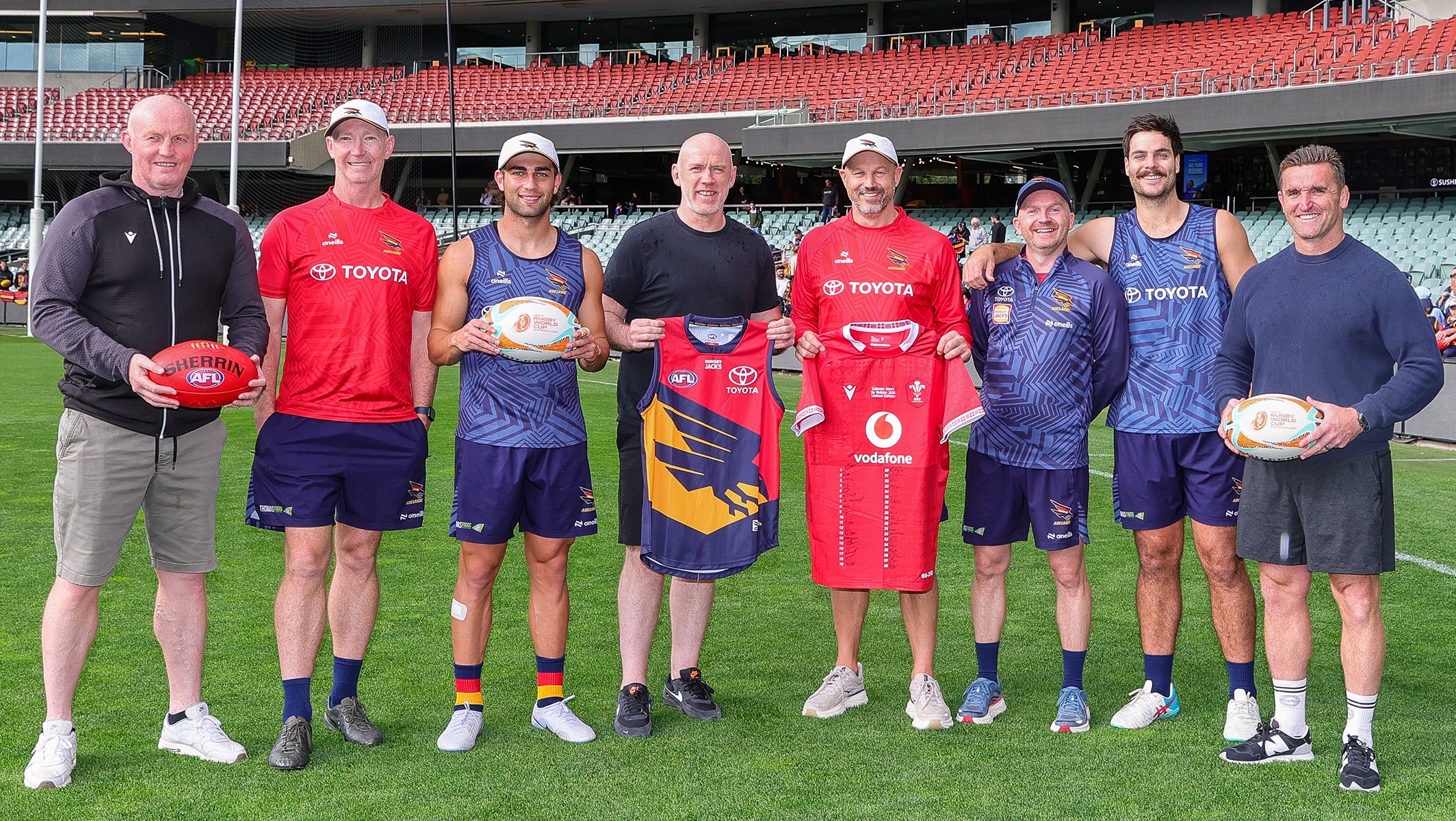 Crows host Welsh Rugby delegation ahead of 2027 Rugby World Cup