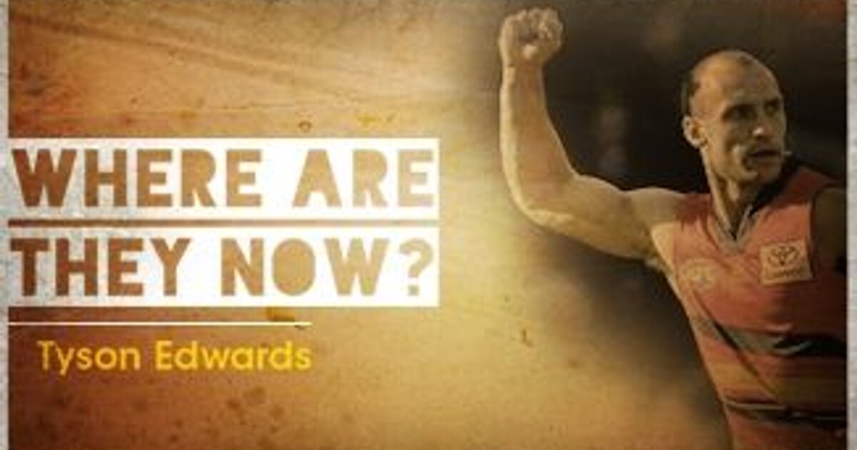 Where are they now? Tyson Edwards