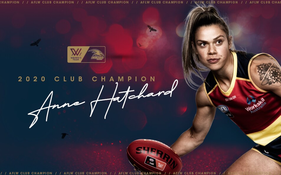 AFLW: Hatchard crowned 2020 Club Champion