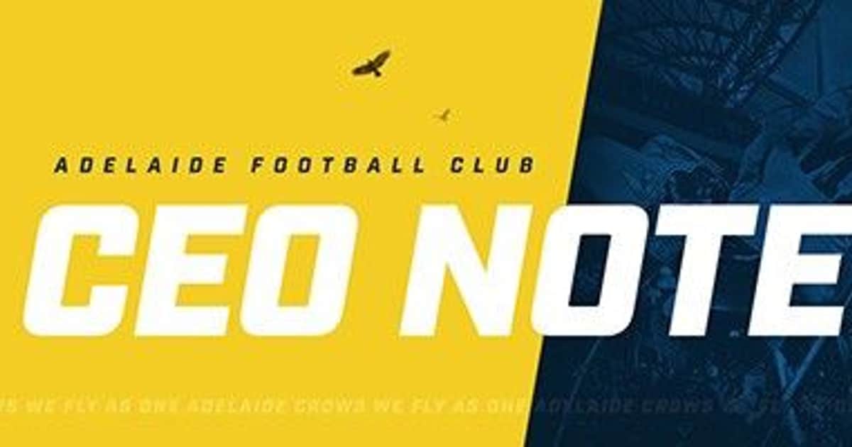 CEO Note: November 19