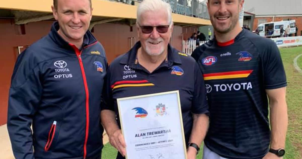 Alan Trewartha: Crows’ longest-serving stalwart says goodbye