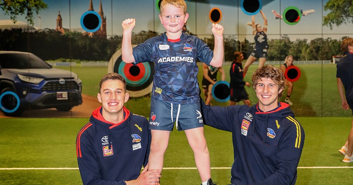From bashful to brave: Crows Inclusive Academy kicking goals