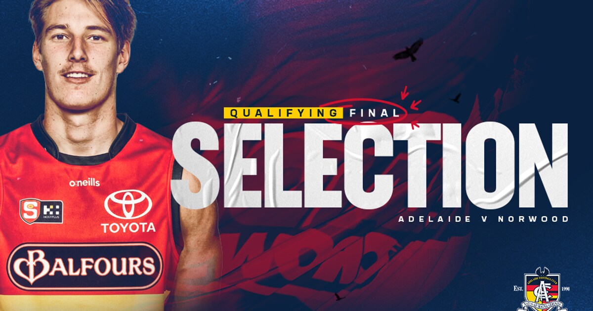 SANFL Squad Selection: Qualifying Final