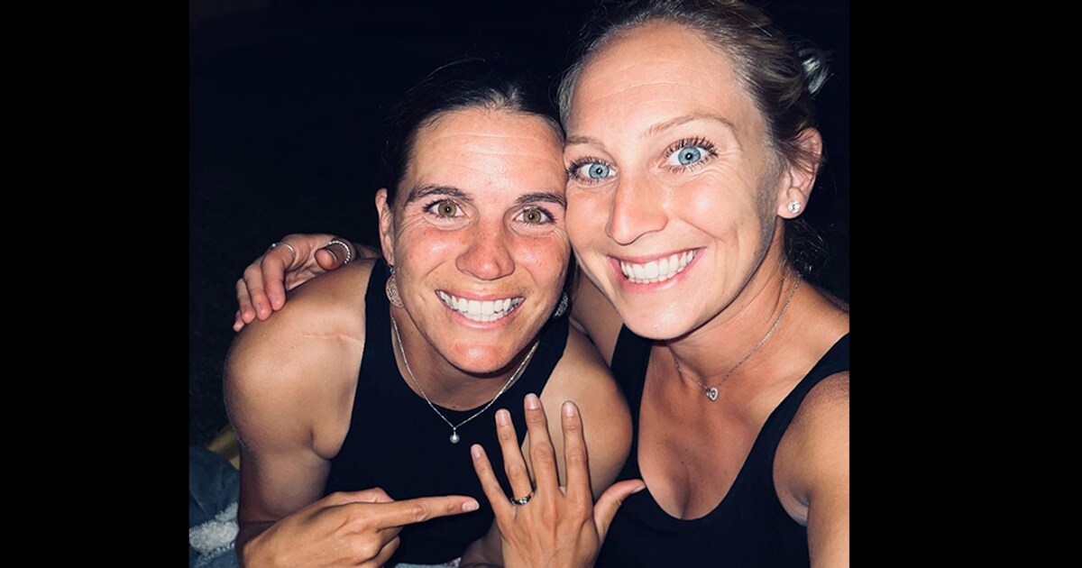BCD: AFLW Captain Chelsea Randall and Marijana Rajcic announce engagement