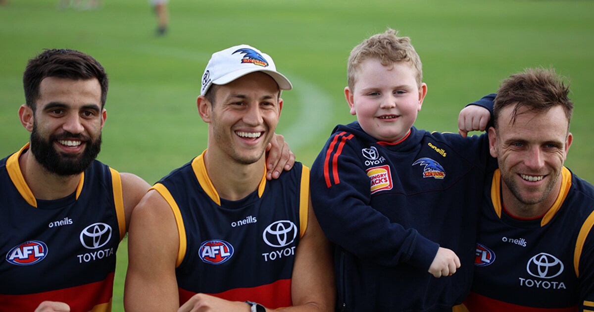 Meet the special fan leading the Crows out at Showdown