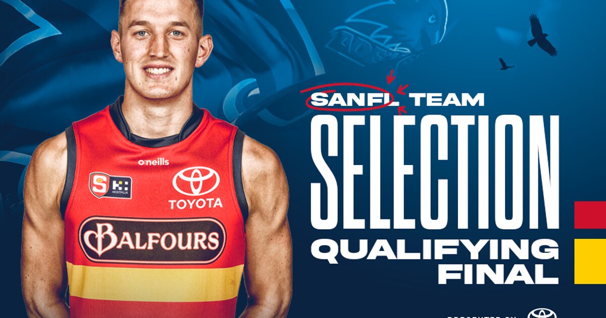 SANFL Squad Selection: Qualifying Final
