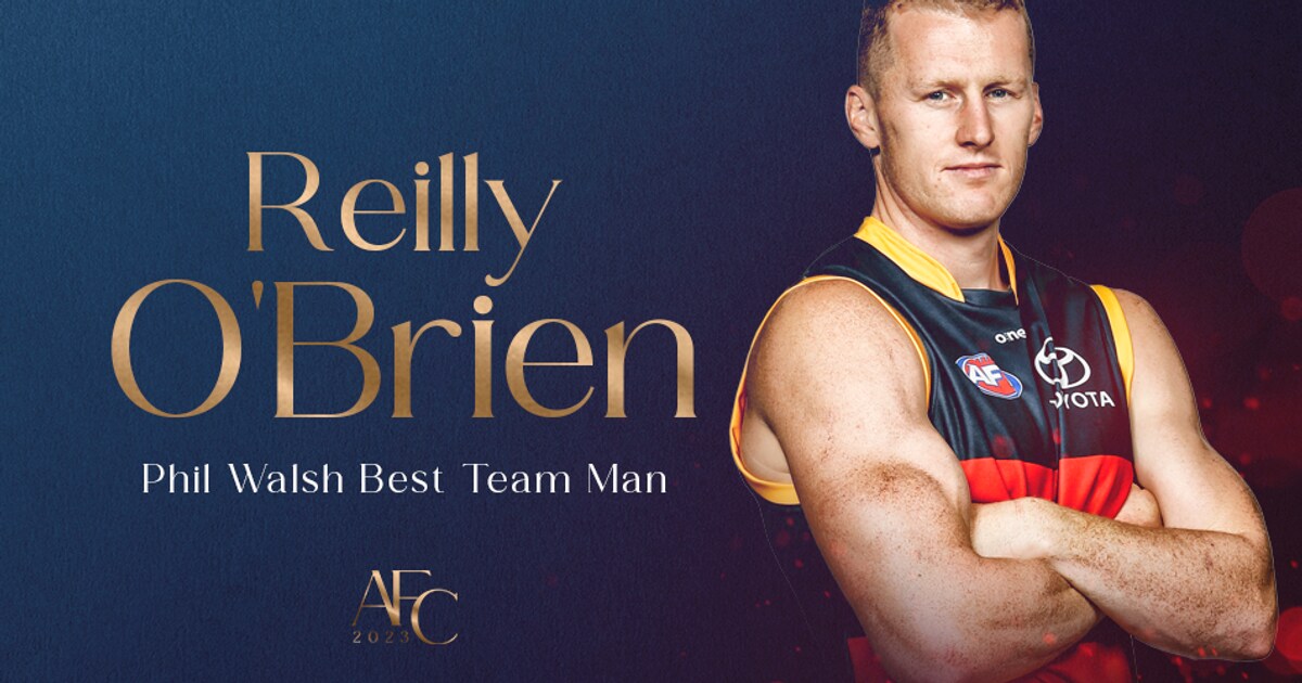 O’Brien claims back-to-back Phil Walsh Best Team Man Award