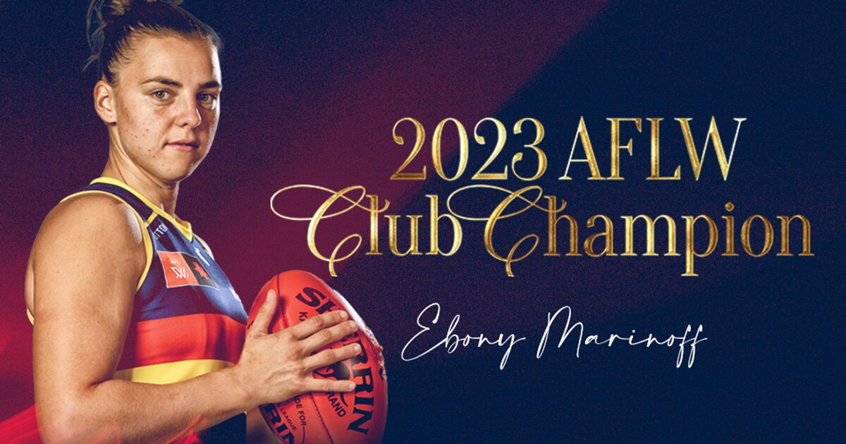 AFLW: Marinoff Crowned 2023 Club Champion