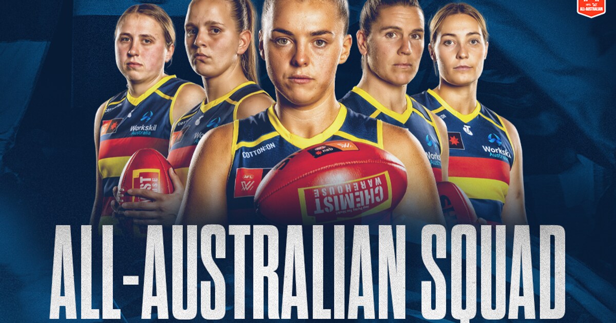 AFLW: Strong Crows contingent in 2024 AFLW All-Australian squad
