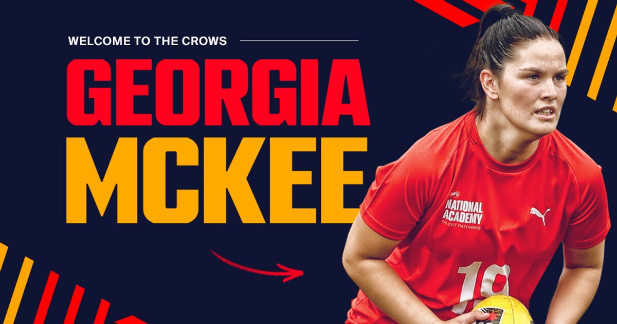 AFLW: Crows draft Georgia McKee